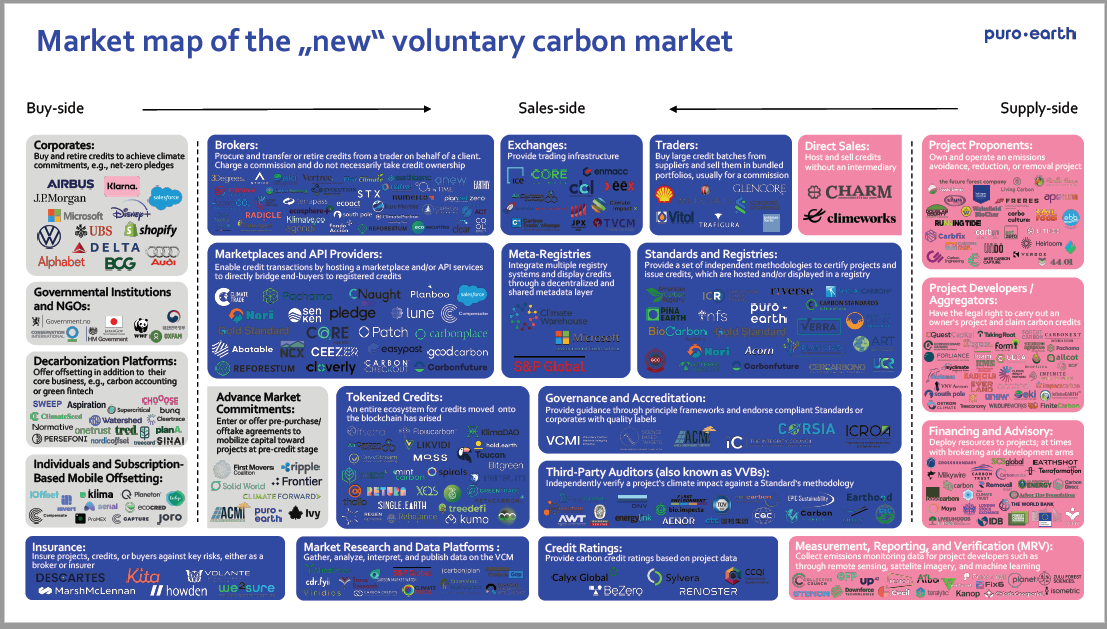 Map of the Carbon Removal Market